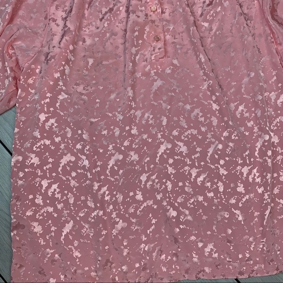 Tops | Vintage Pretty Pink Silk Blouse | Poshmark